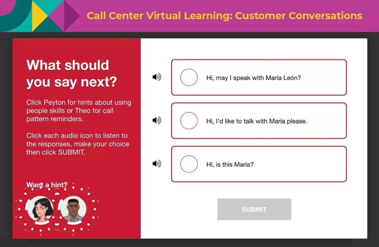 call center virtual learning