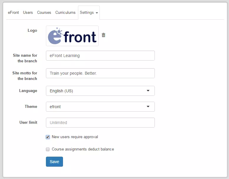 Gestione utenti con Filiali in eFrontPro