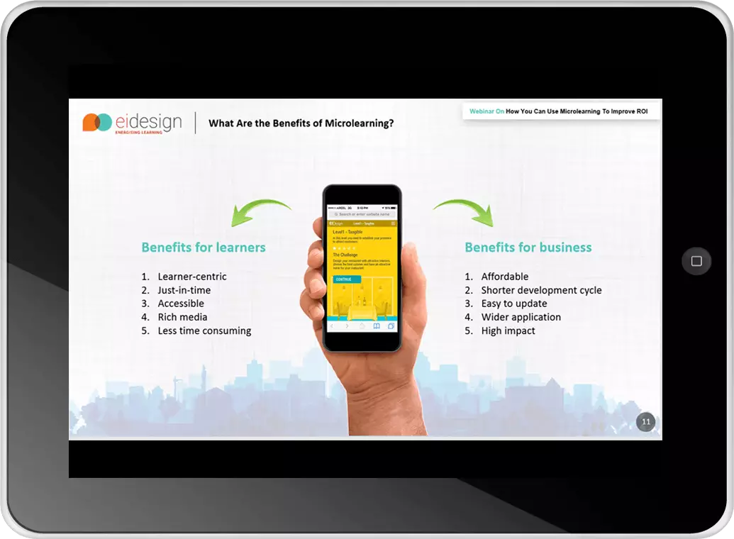 microlearning - webinar
