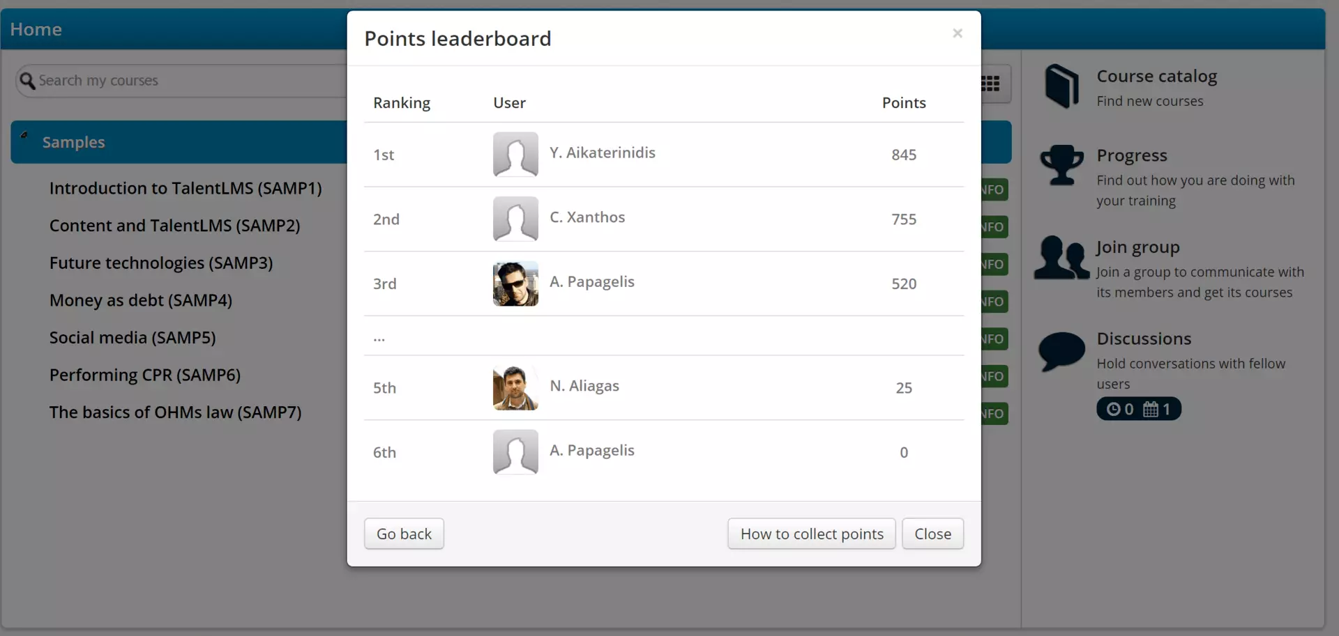 Leaderboards gebruiken met TalentLMS