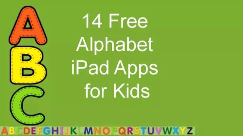 14 Yemahara Alphabet iPad Mapurogiramu Evana