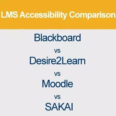 השוואת נגישות LMS: Blackboard לעומת Desire2Learn לעומת Moodle לעומת SAKAI - eLearning Industry 40882_1